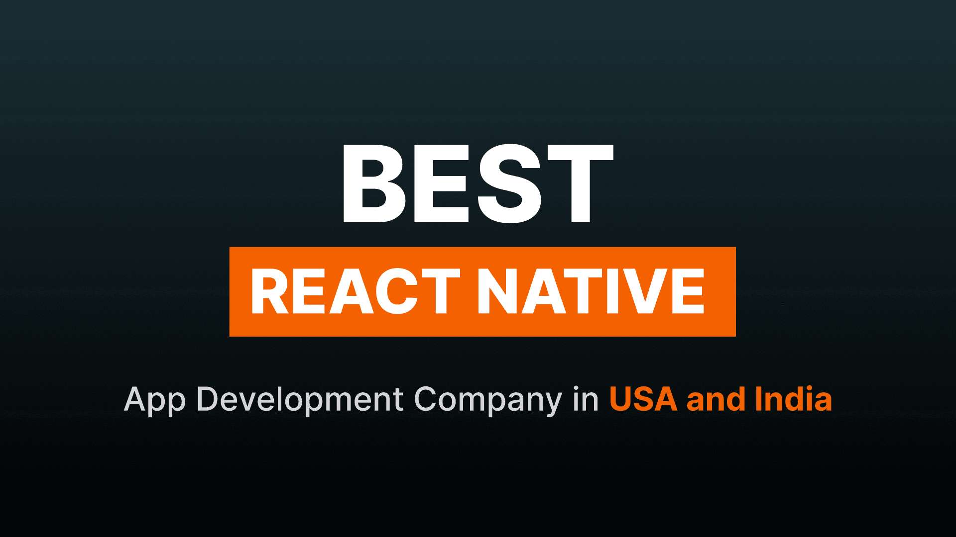 Best React Native App Development Company USA | Infowindtch